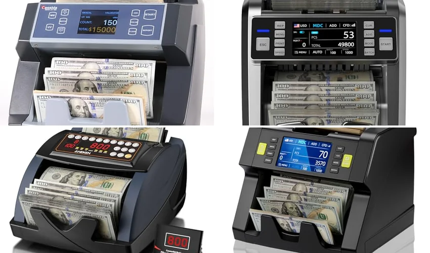7 Best Electronic Money Counters with Counterfeit Sensors